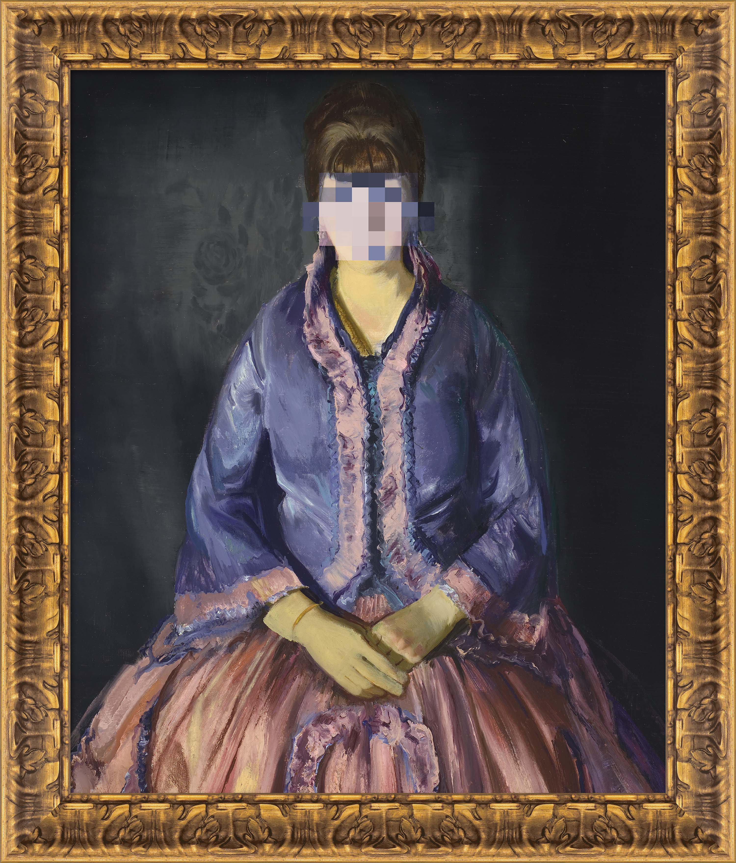 Soicher Marin Pixelated Portrait 3 Framed Graphic Art | Wayfair