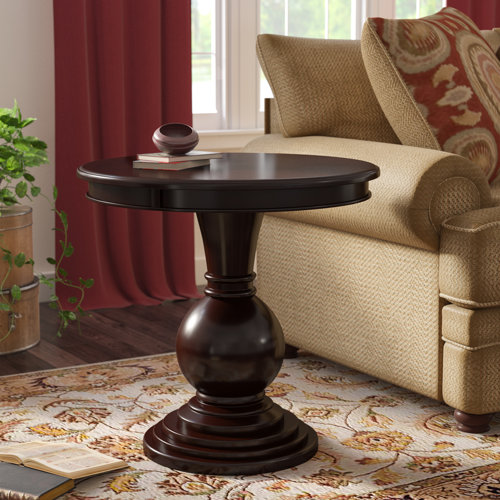 Round Pedestal Foyer Table | Wayfair