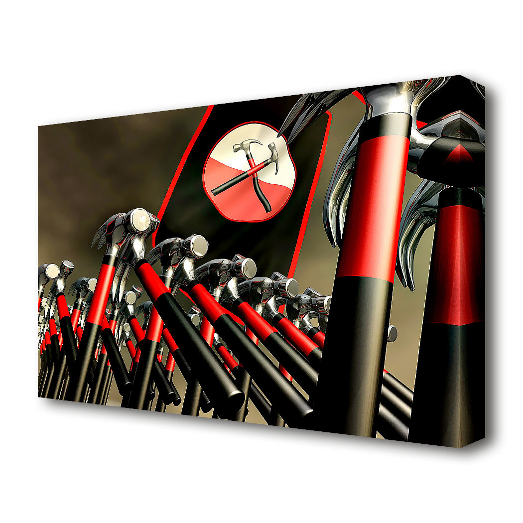 East Urban Home Hammers - Wrapped Canvas Graphic Art Print | Wayfair.co.uk