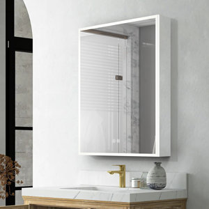 Brayden Studio® Azamat 30"H Recessed or Surface Mount Frameless LED ...