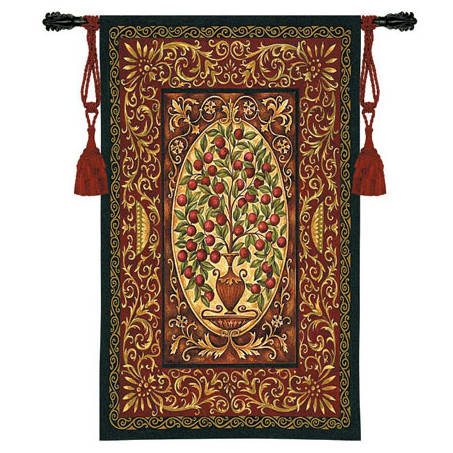Fine Art Tapestries Floral Cotton Tapestry | Wayfair