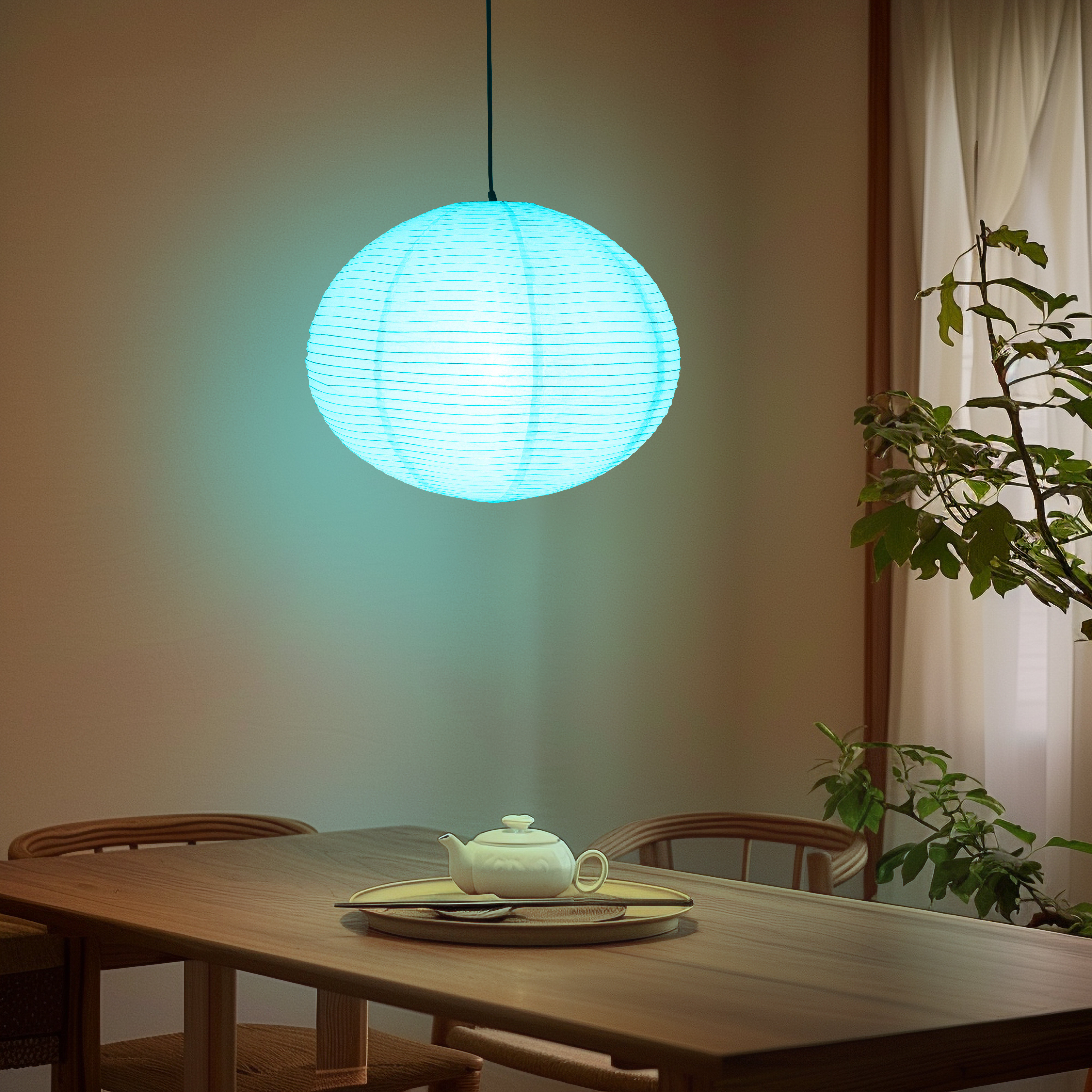 Brightech Jupiter LED Pendant Light with RGB Color-Changing Bulb ...