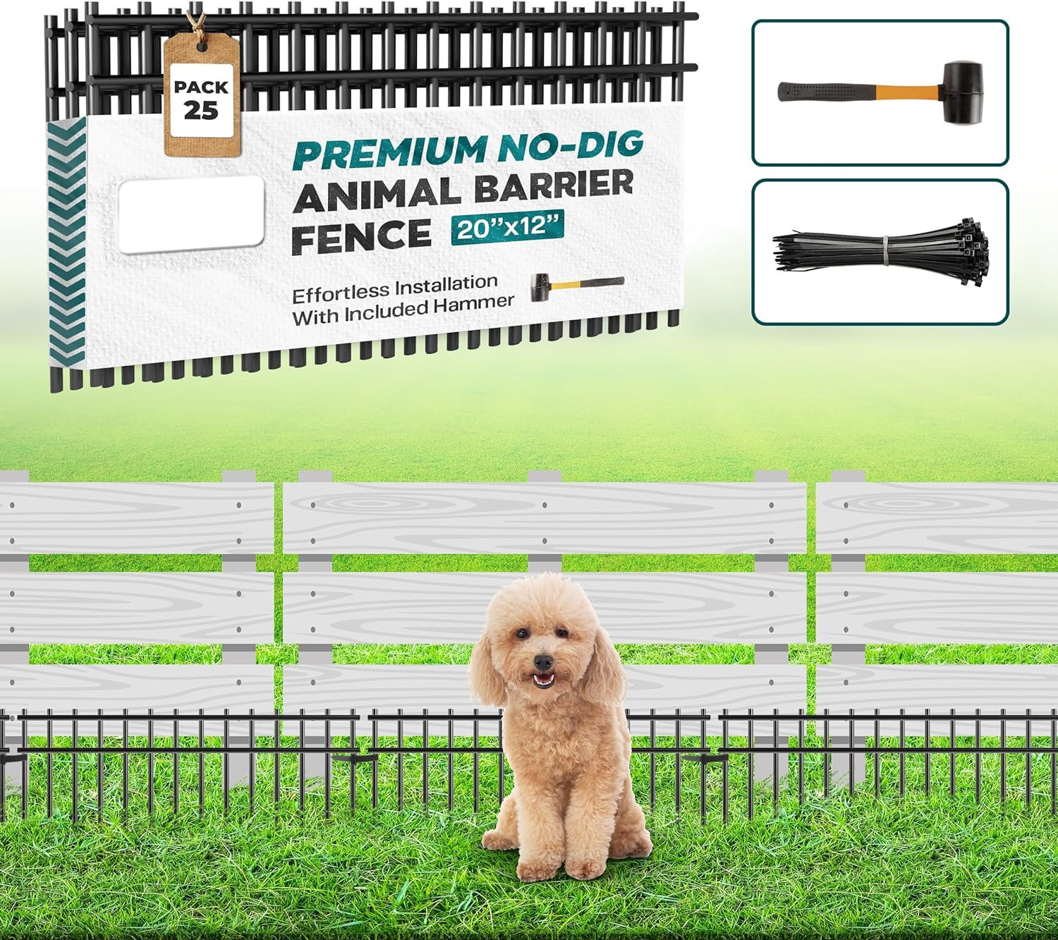 Bme Metal Animal Barrier Fence - 20x12 in – 25 pieces & Reviews | Wayfair