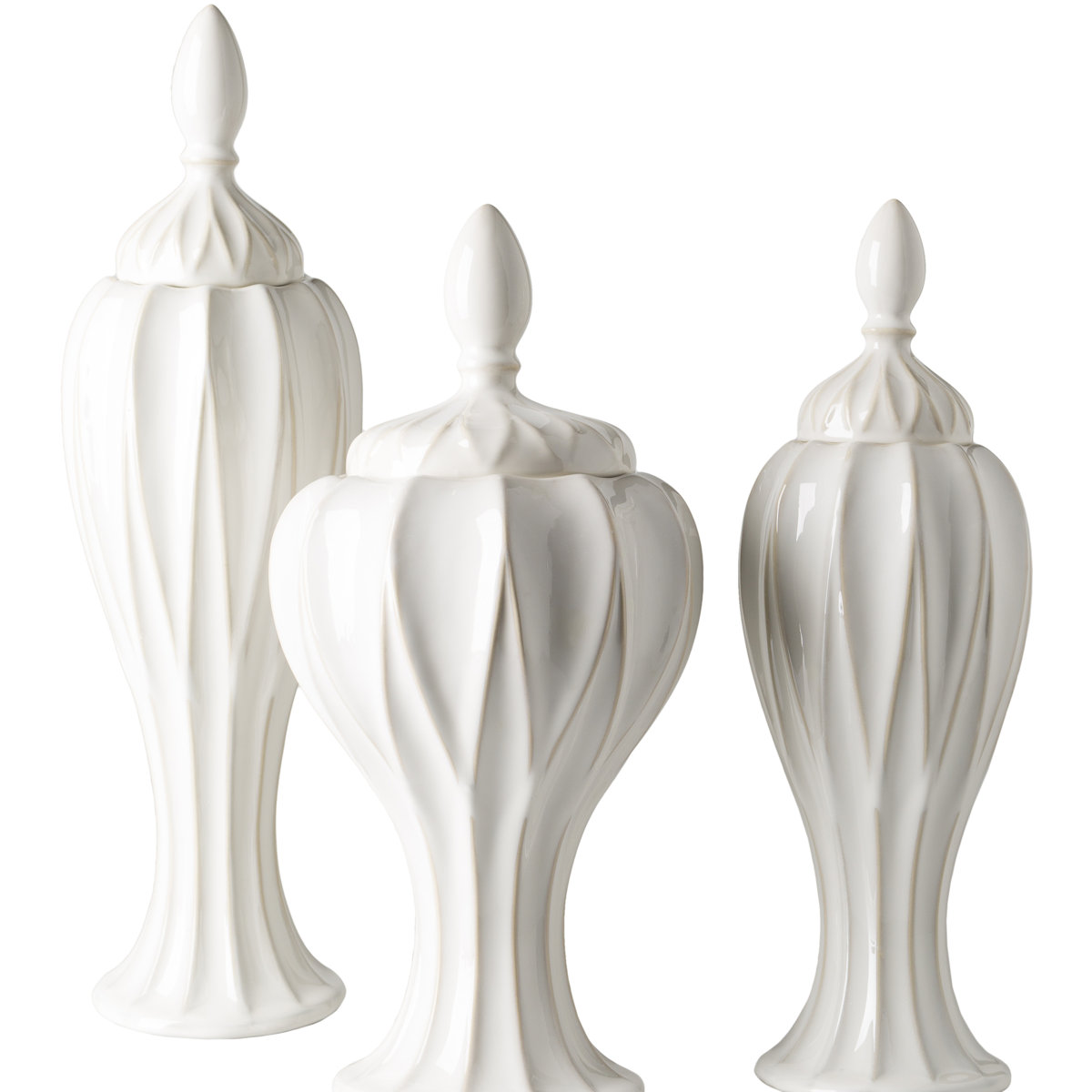 Lark Manor™ 3 Piece Storage Jar Set & Reviews | Wayfair
