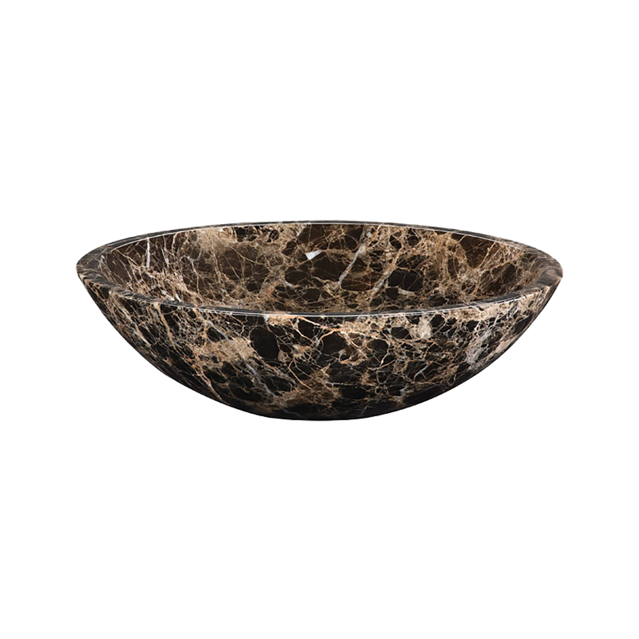 Ryvyr Marble Stone Circular Vessel Bathroom Sink - Wayfair Canada