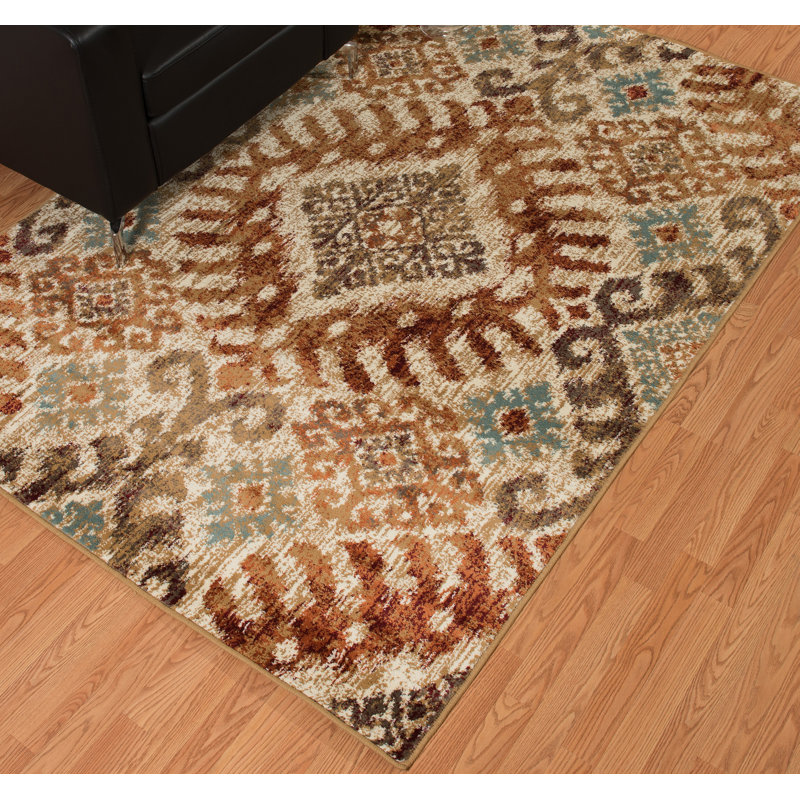 Bungalow Rose Farwa Geometric Rug & Reviews | Wayfair