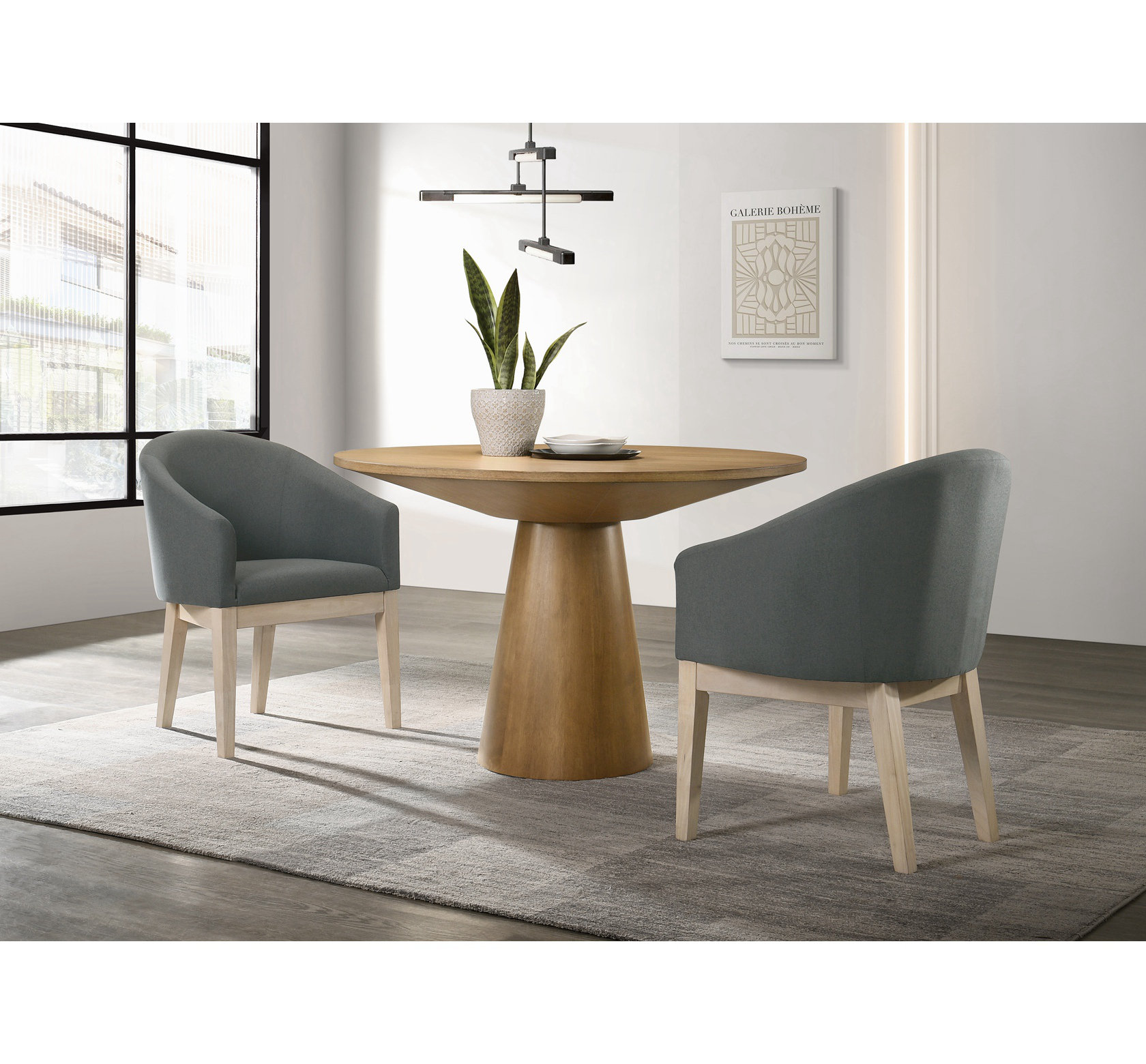 Latitude Run® Khania Round 59'' Dining Set | Wayfair