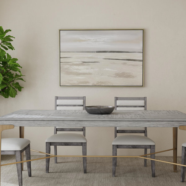 Sand & Stable™ Silver Landscape - Picture Frame Print on Canvas ...