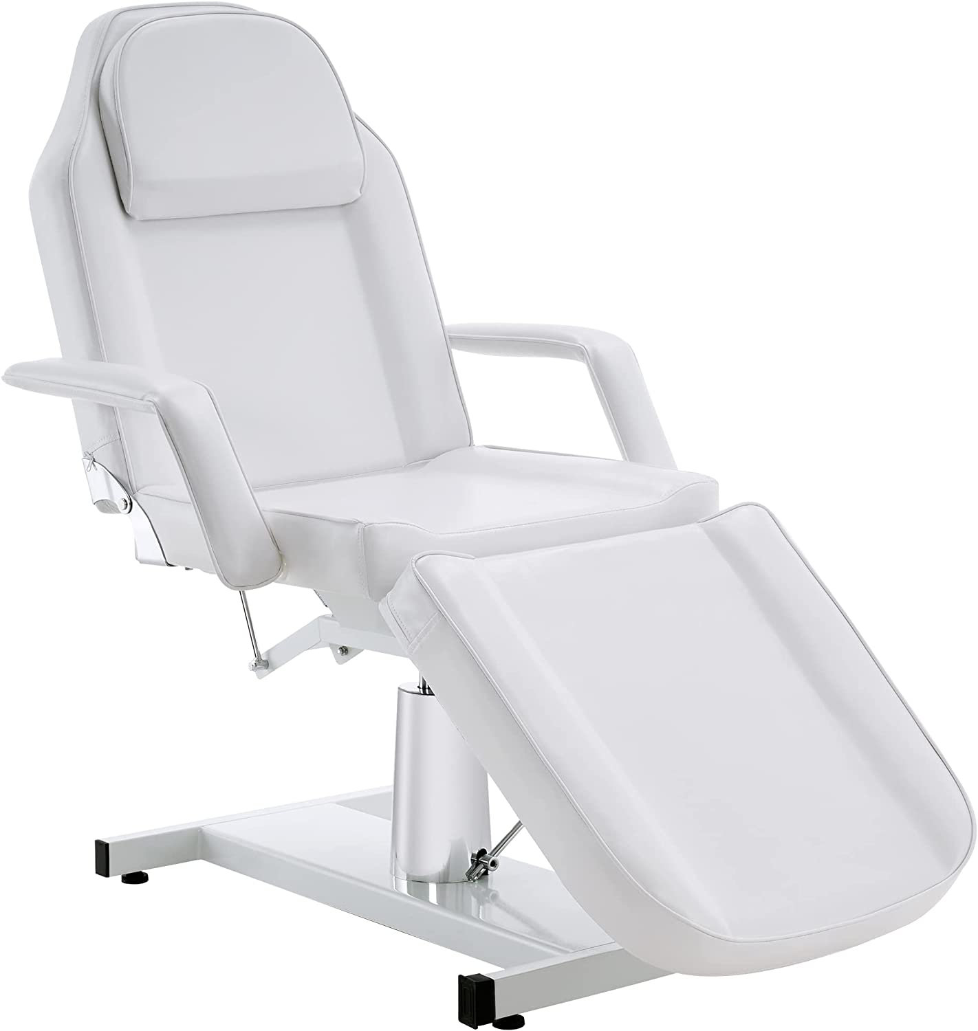 Inbox Zero Faux Leather Reclining Spa Tattoo Massage Swivel Chair with ...