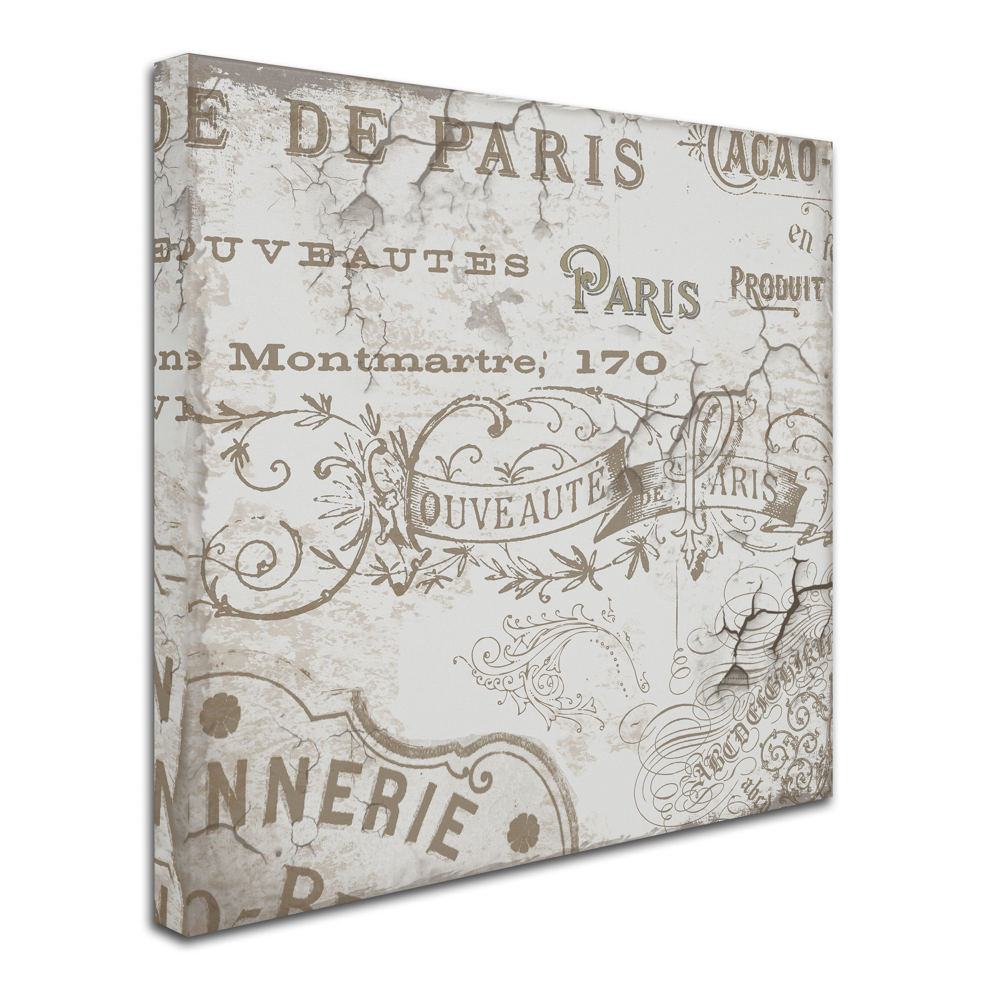 Trademark Fine Art 'Bon Mots IV' by Color Bakery Textual Art on Wrapped ...