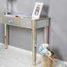 Etta Avenue™ Kairo Three Drawers Mirror Table Dressing Table Console ...