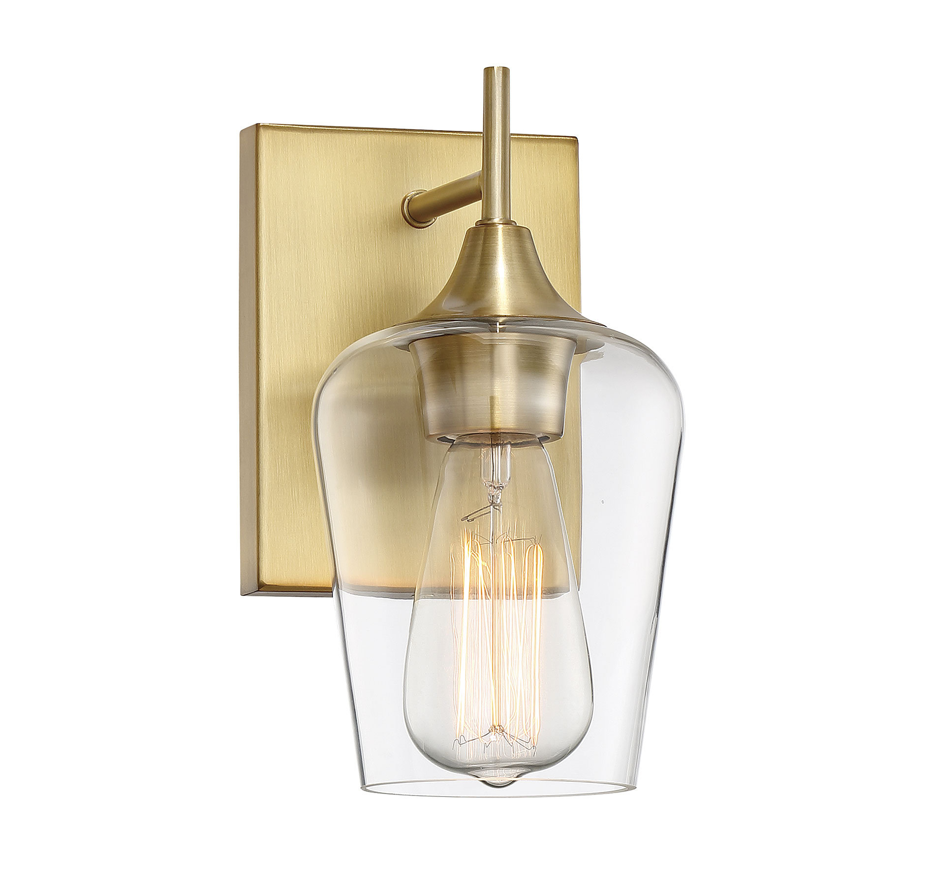 Birch Lane™ Breena 1 - Light Dimmable Armed Sconce & Reviews - Wayfair ...