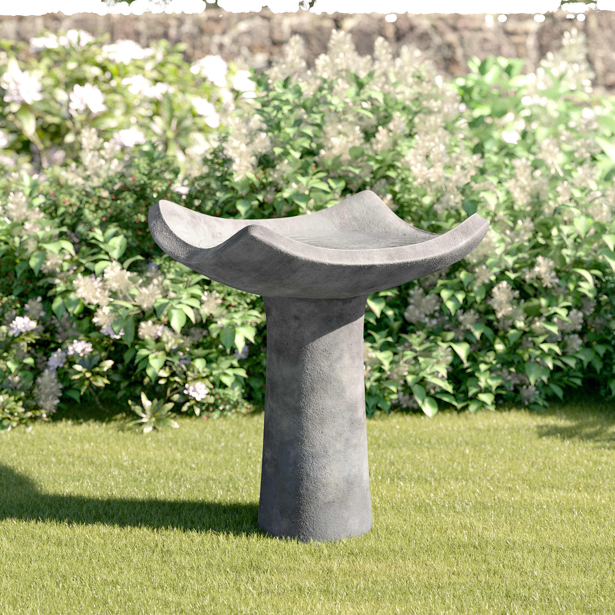 Latitude Run® Alinuswe Birdbath & Reviews - Wayfair Canada