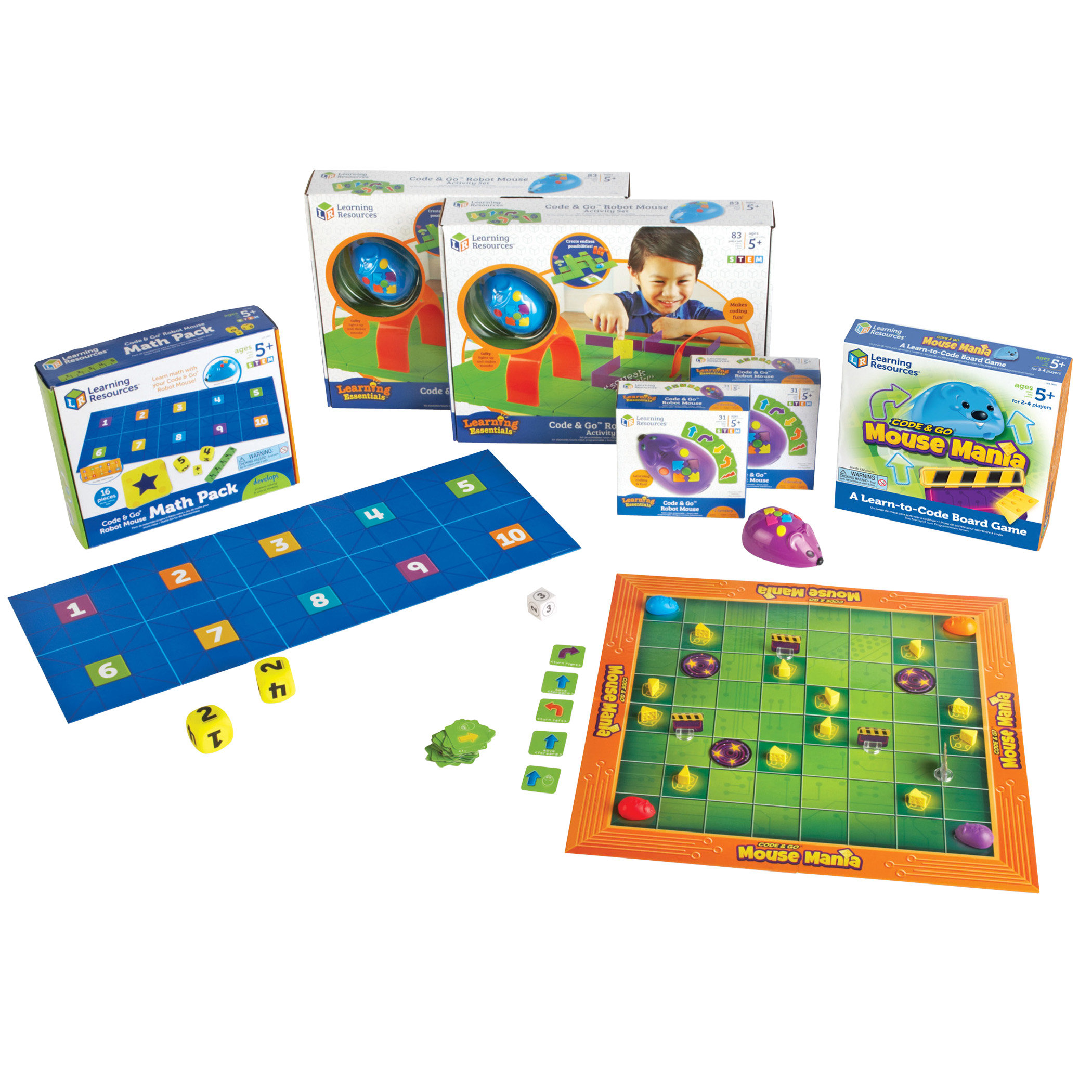 Learning Resources Code & Go Robot Mouse Classroom Set | Wayfair