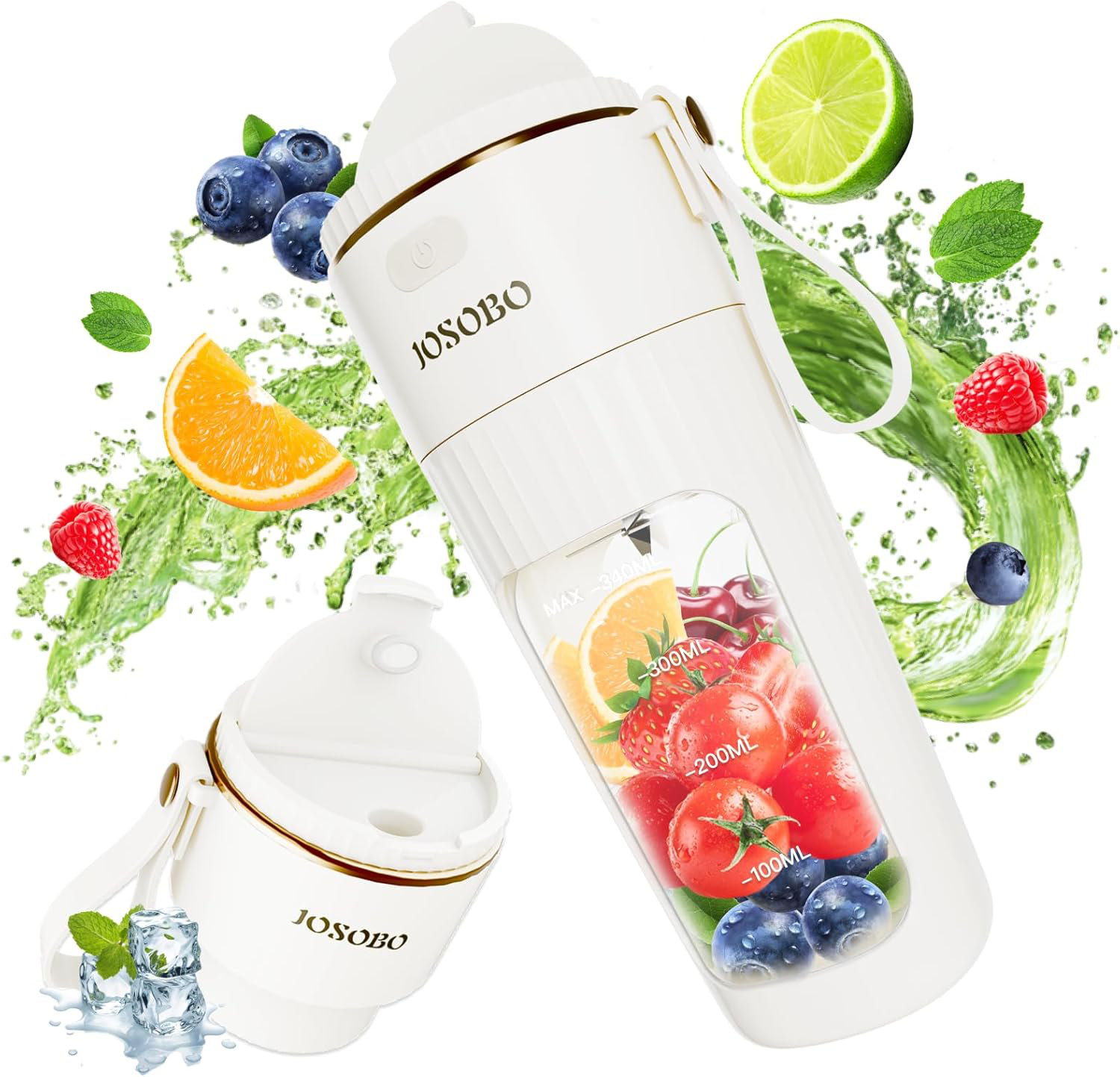 Paris-Rhône Portable Blender For Shakes And Smoothies, Usb Rechargeable ...