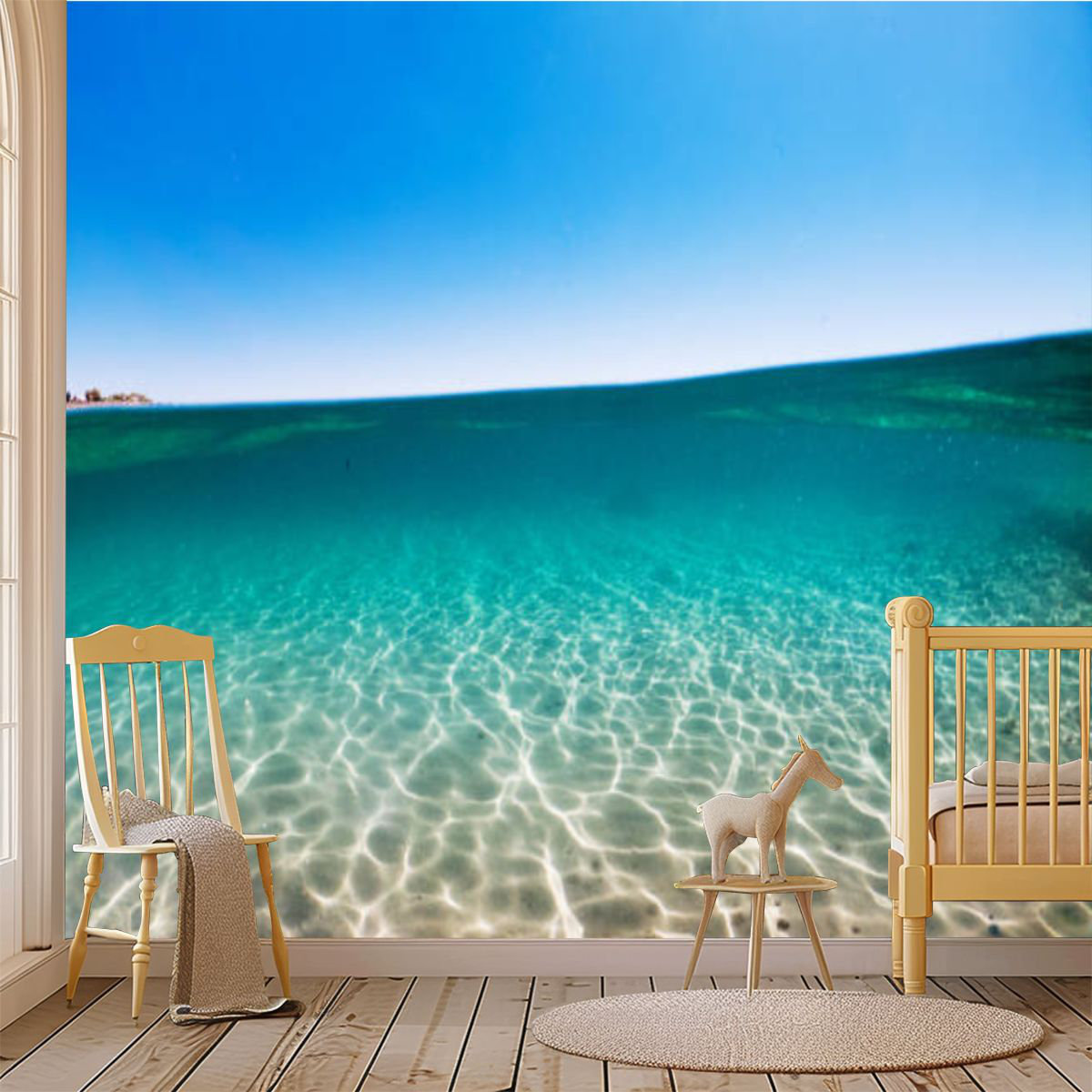 Highland Dunes Peel and Stick Canvas Wallpaper Wall Mural sky Wall Art ...