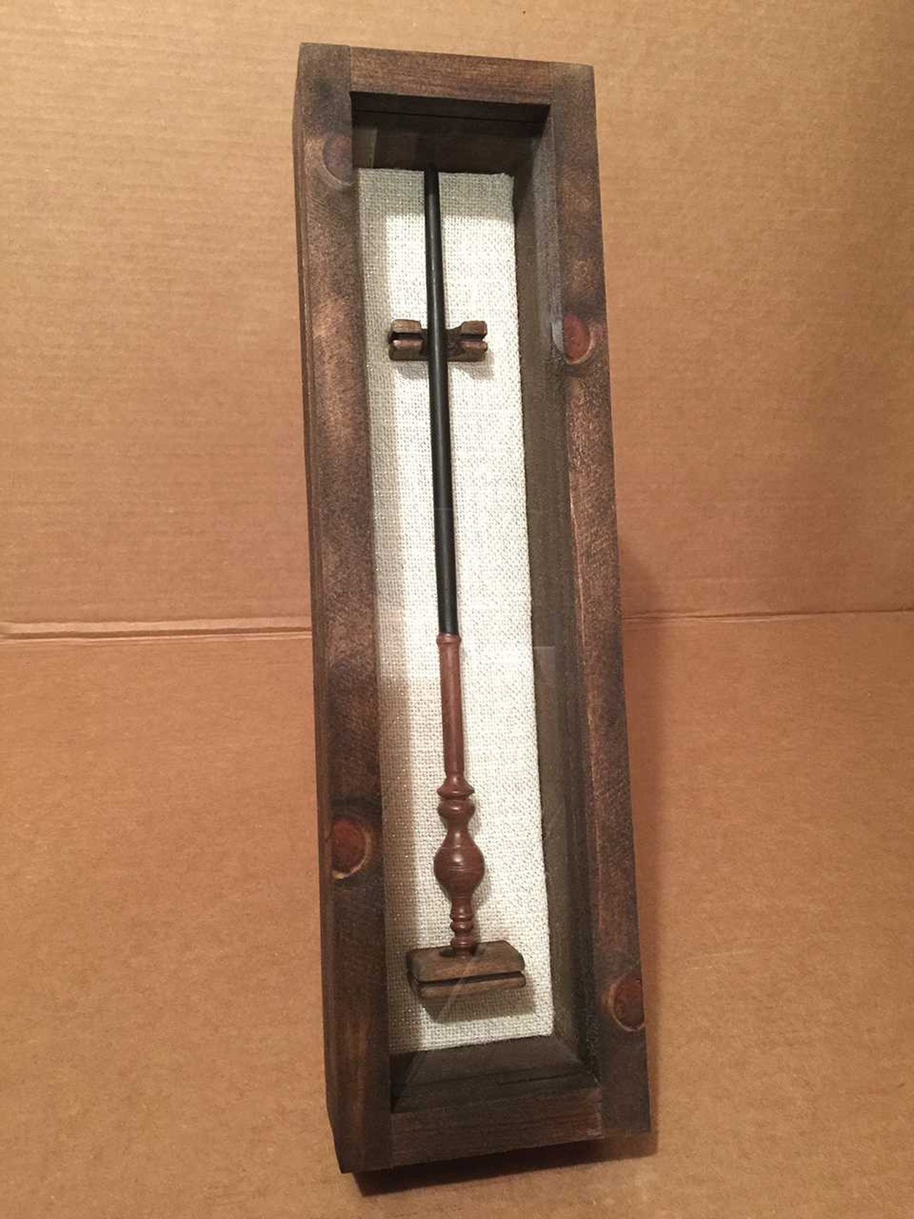 The Farm Mechanic Harry Potter Inspired Wand Shadow Box | Wayfair