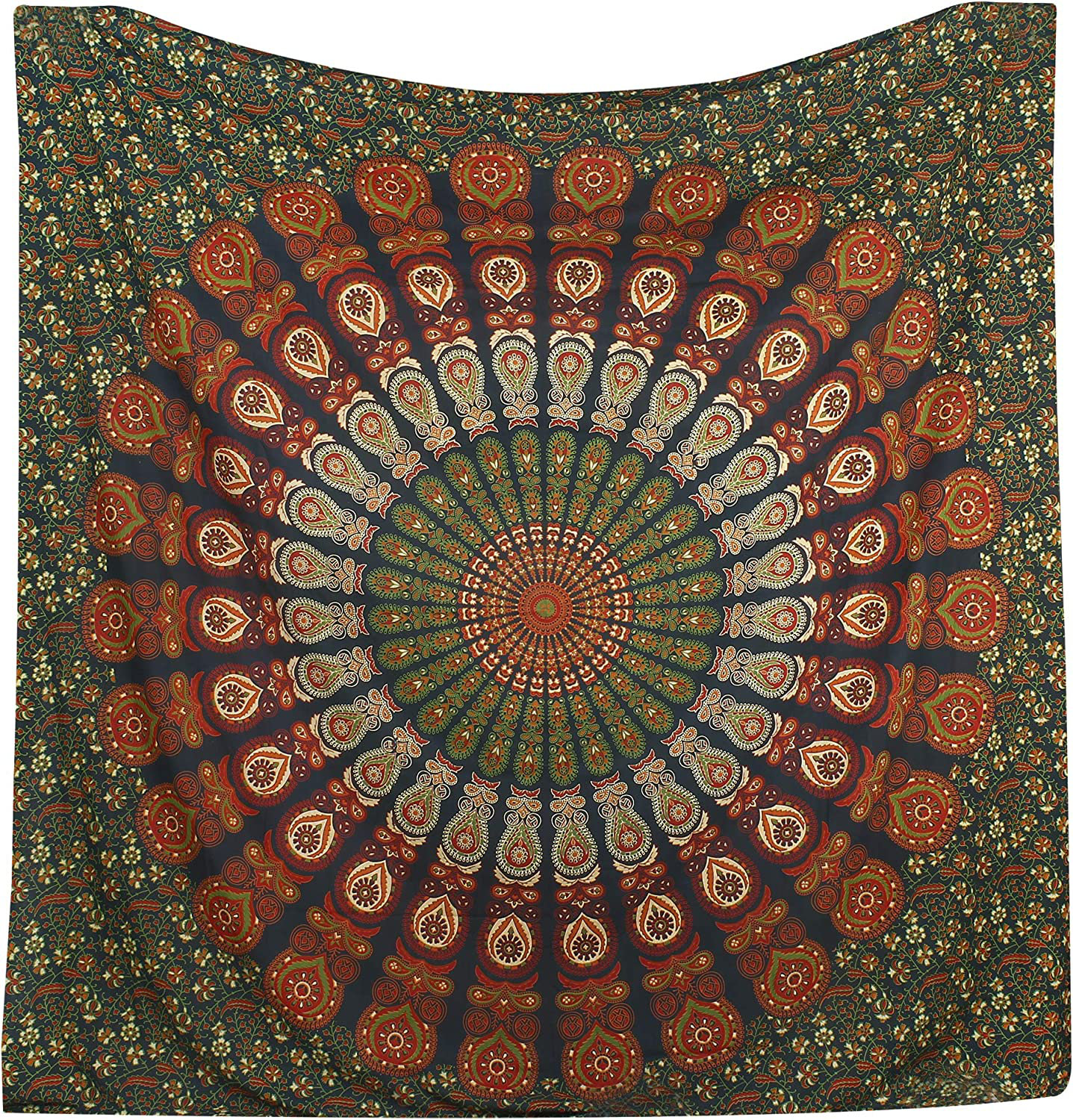 Bless International Mandala Wall Hanging Bedding Tapestry | Wayfair