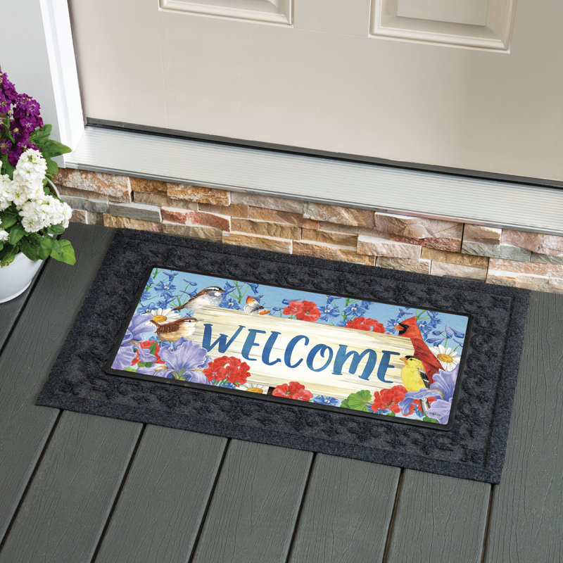 Lark Manor™ Visiting Bird Friends Sassafras Switch Mat | Wayfair