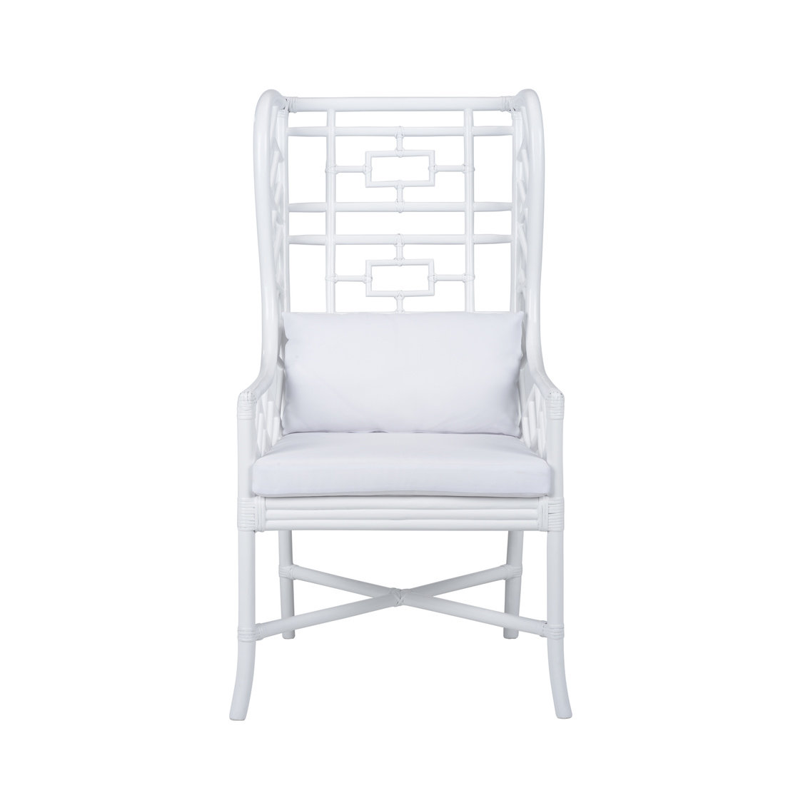 Wildwood Gwyneth Rattan Wingback Chair - Wayfair Canada