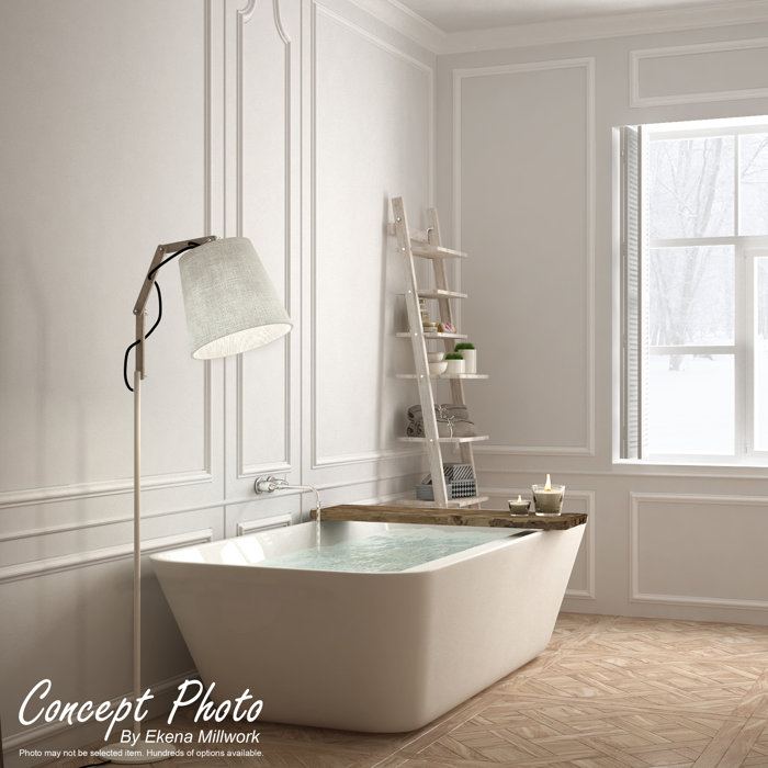 PCI Enterprises PVC Chair Rail 2 5/8"H x 96"W x 3/4"D Chair Rail ...