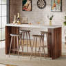 Wrought Studio™ Counter Height Dining Table With Faux Marble Finished ...