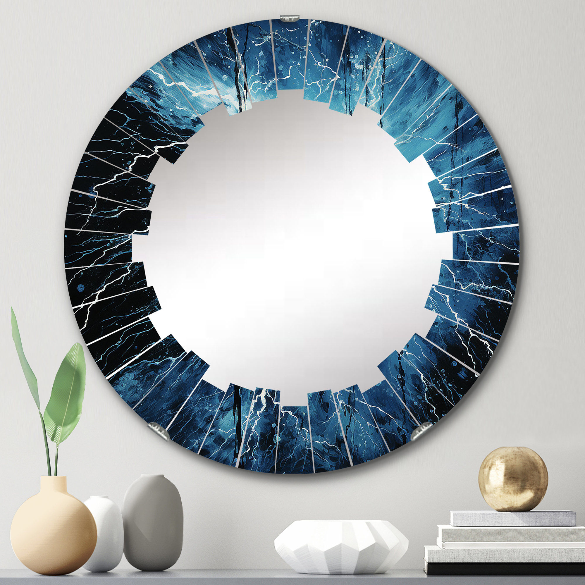 East Urban Home Erlea - Landscapes Wall Mirror Round - Wayfair Canada