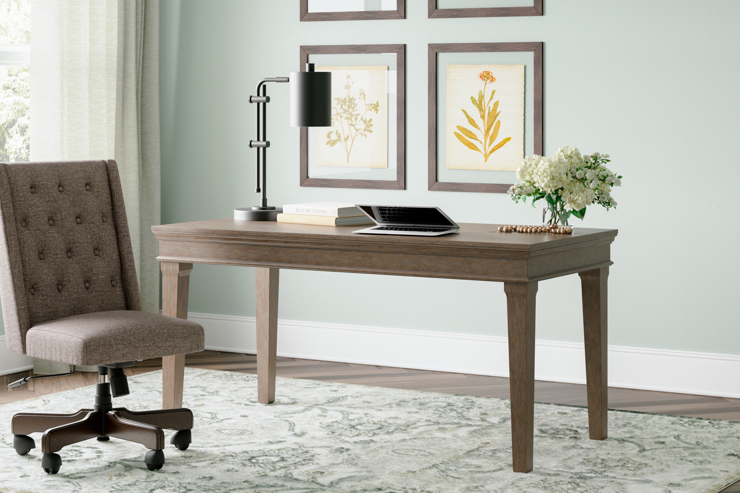 Benjara Janismore Home Office Desk & Reviews - Wayfair Canada