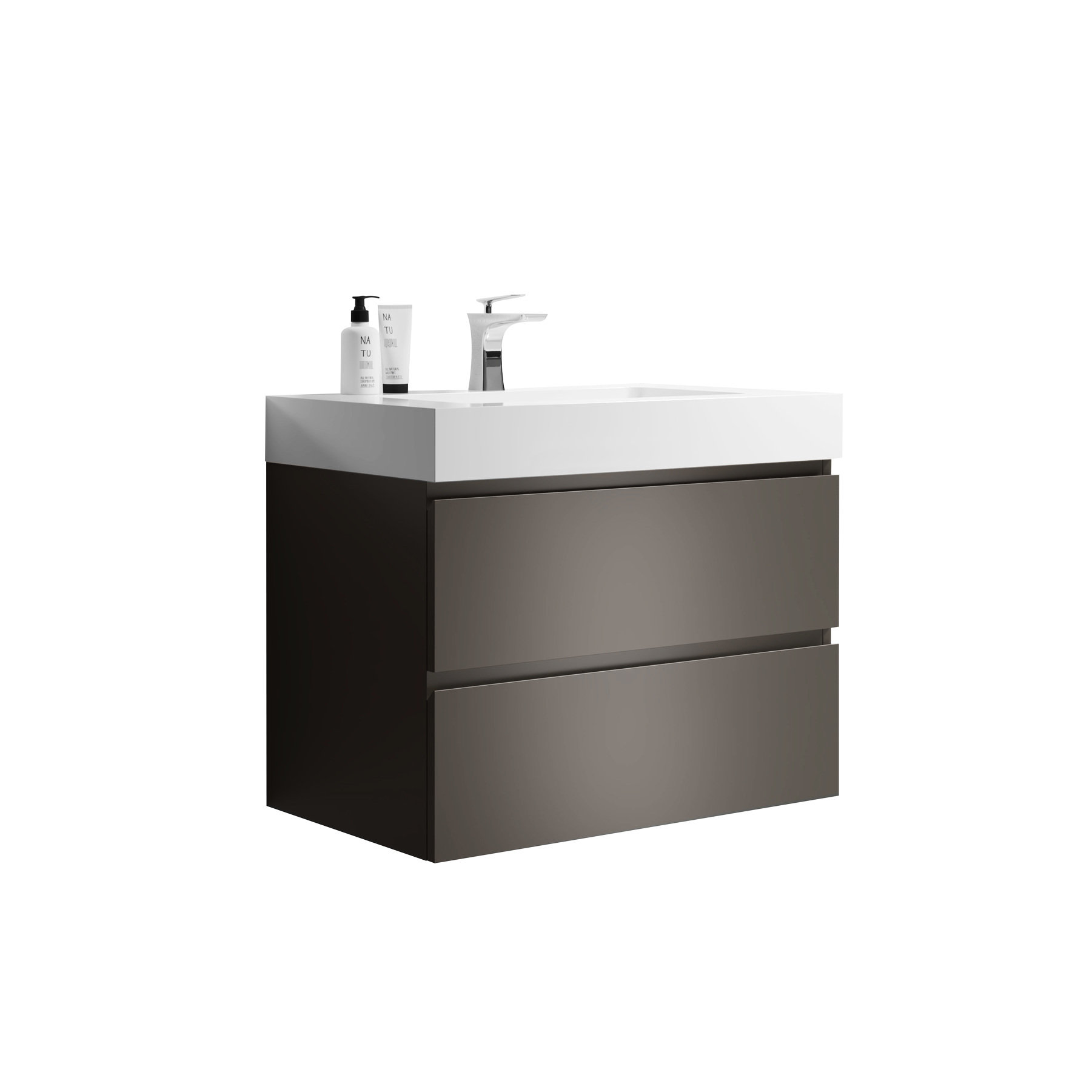 Ebern Designs 30" Bathroom Vanity White - Modern Chic, Plentiful ...