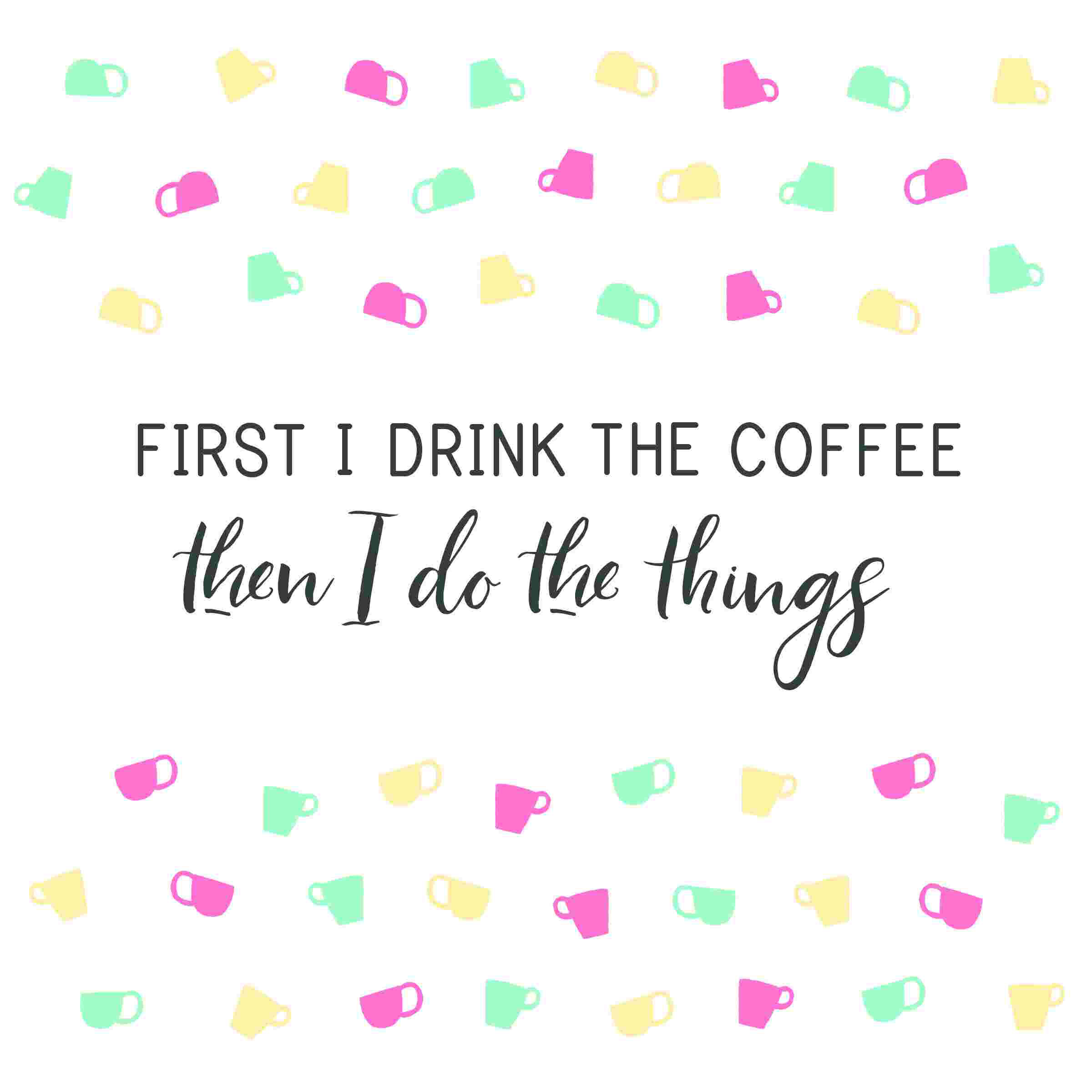 Trinx First Coffee Then Things | Wayfair
