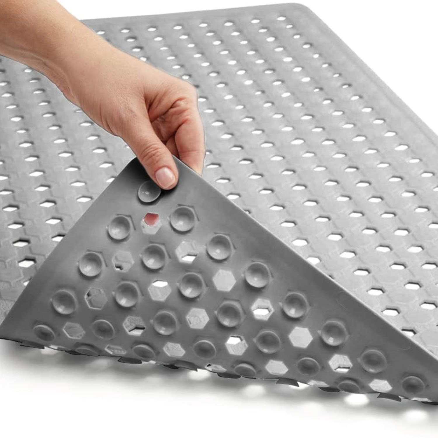 Symple Stuff Patented Bath Tub Shower Mat, Machine Washable Bathtub ...