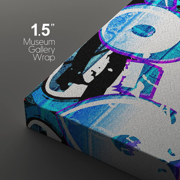 IDEA4WALL Urban High Contrast Elvis Portrait Graffiti & Street Art ...