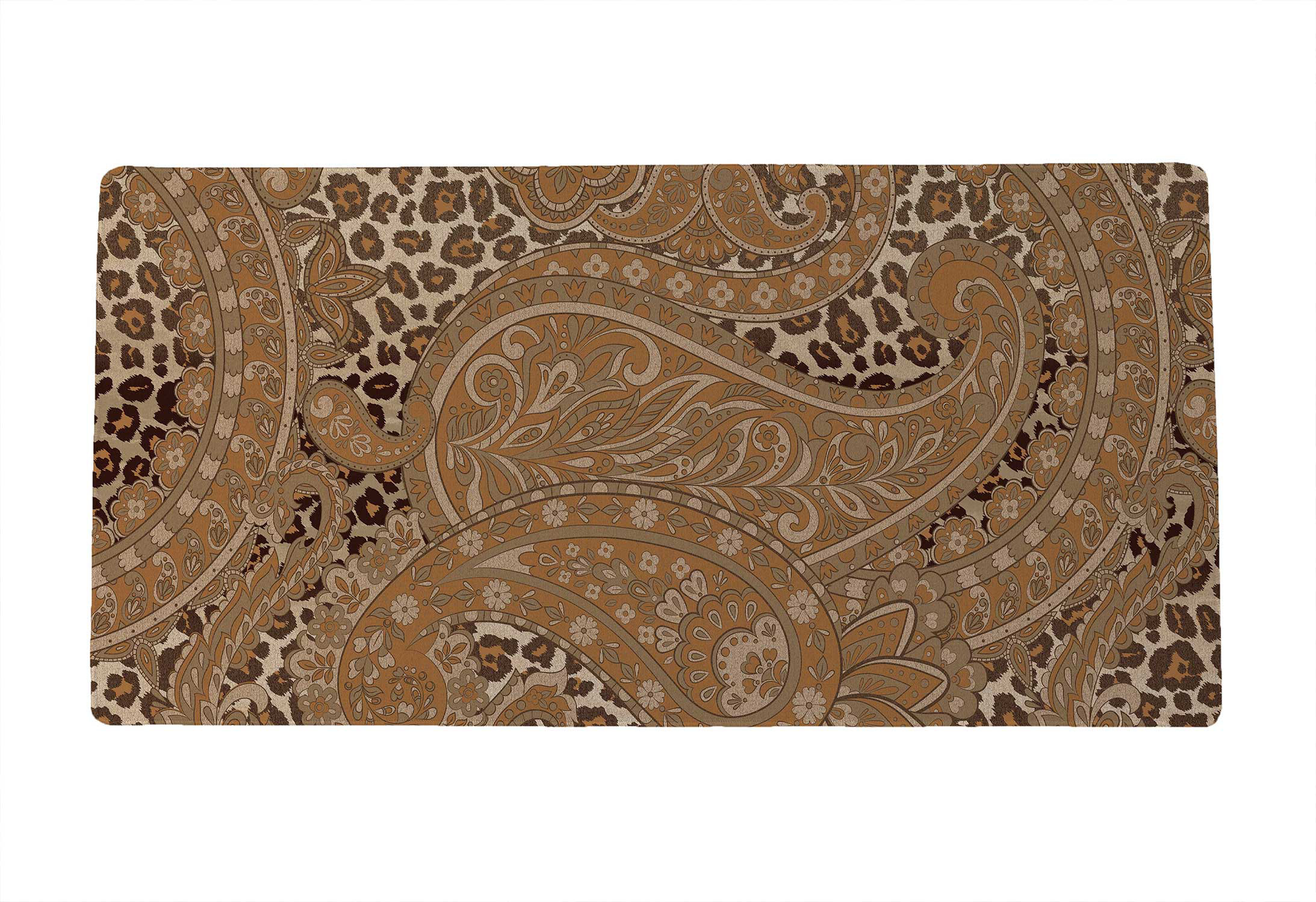 KAVKA DESIGNS Cheetah Vinyl Desk Pad | Wayfair