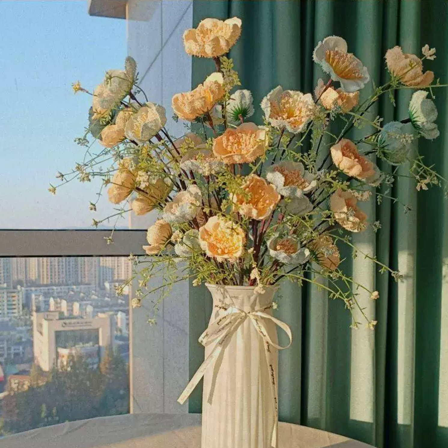 Primrue 10 PCS Faux Azalea & Botanical Arrangement Set - Lifelike ...