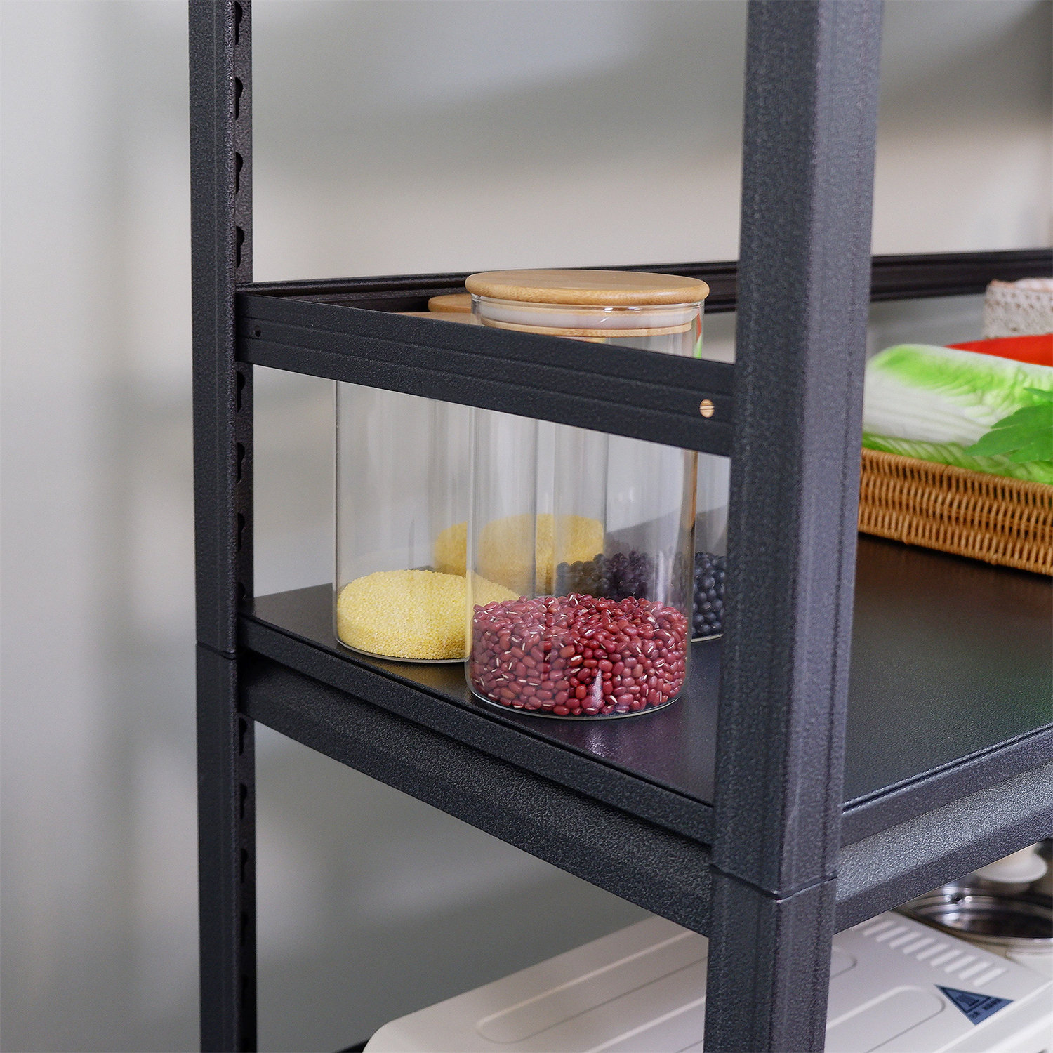 Rebrilliant 63" Heavy Duty Storage Shelves Metal Shelving Unit ...