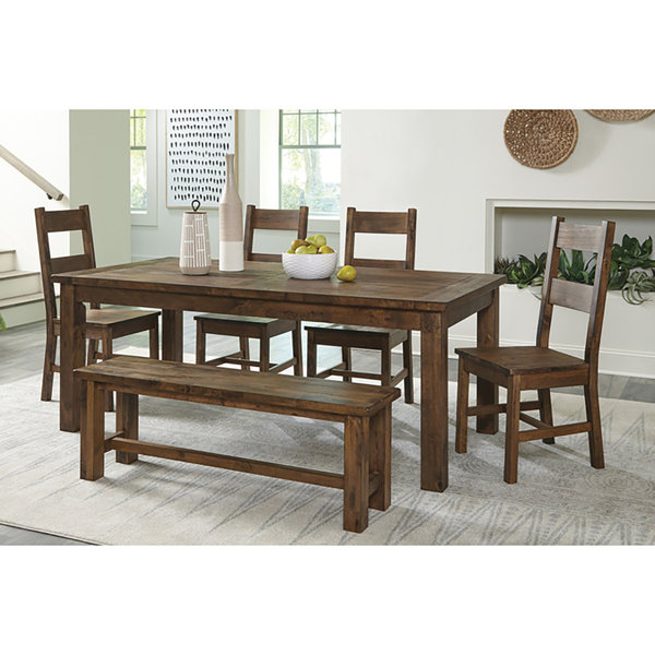 AndrewHomeStudio Hancoak 6-pcs Dining Table Set | Wayfair