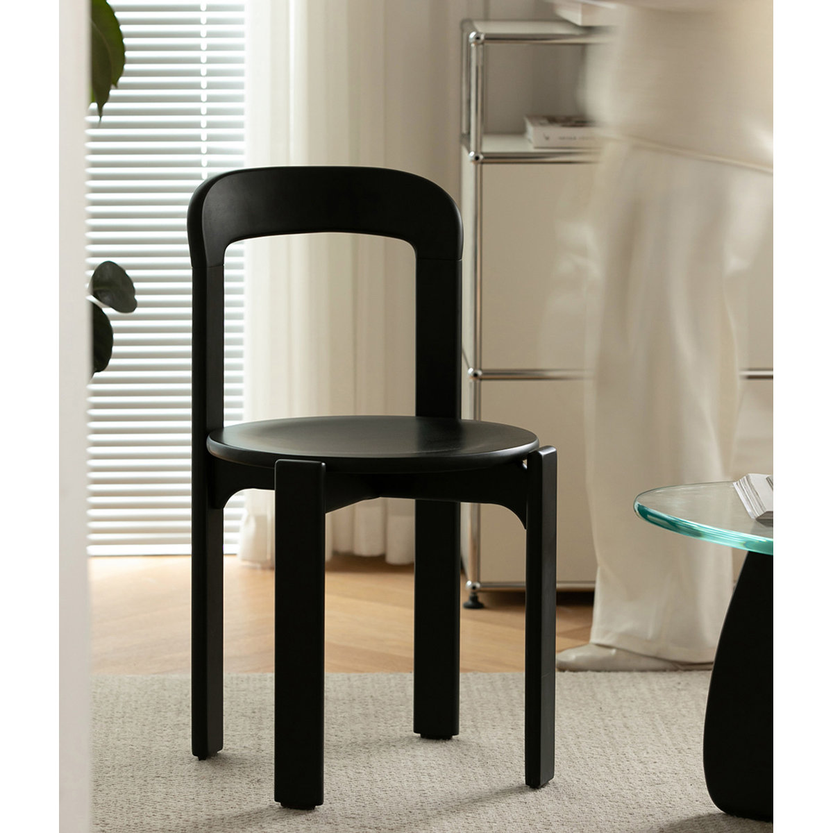 Stella Trek Retro Solid Wood Small Sized Dining Chairs With Backrests ...