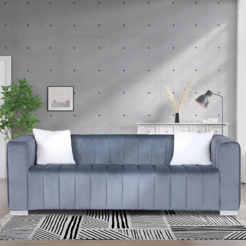 Silver Sofas You'll Love | Wayfair
