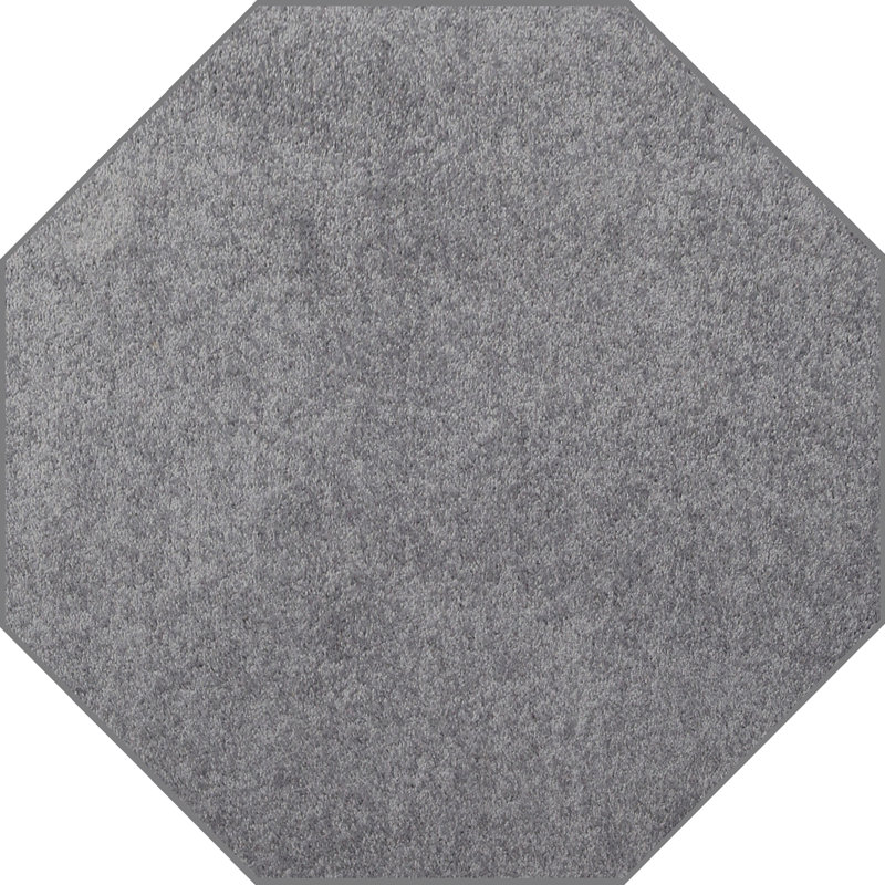 Ebern Designs Solid Color Octagon Shape Area Rugs Grey Octagon | Wayfair