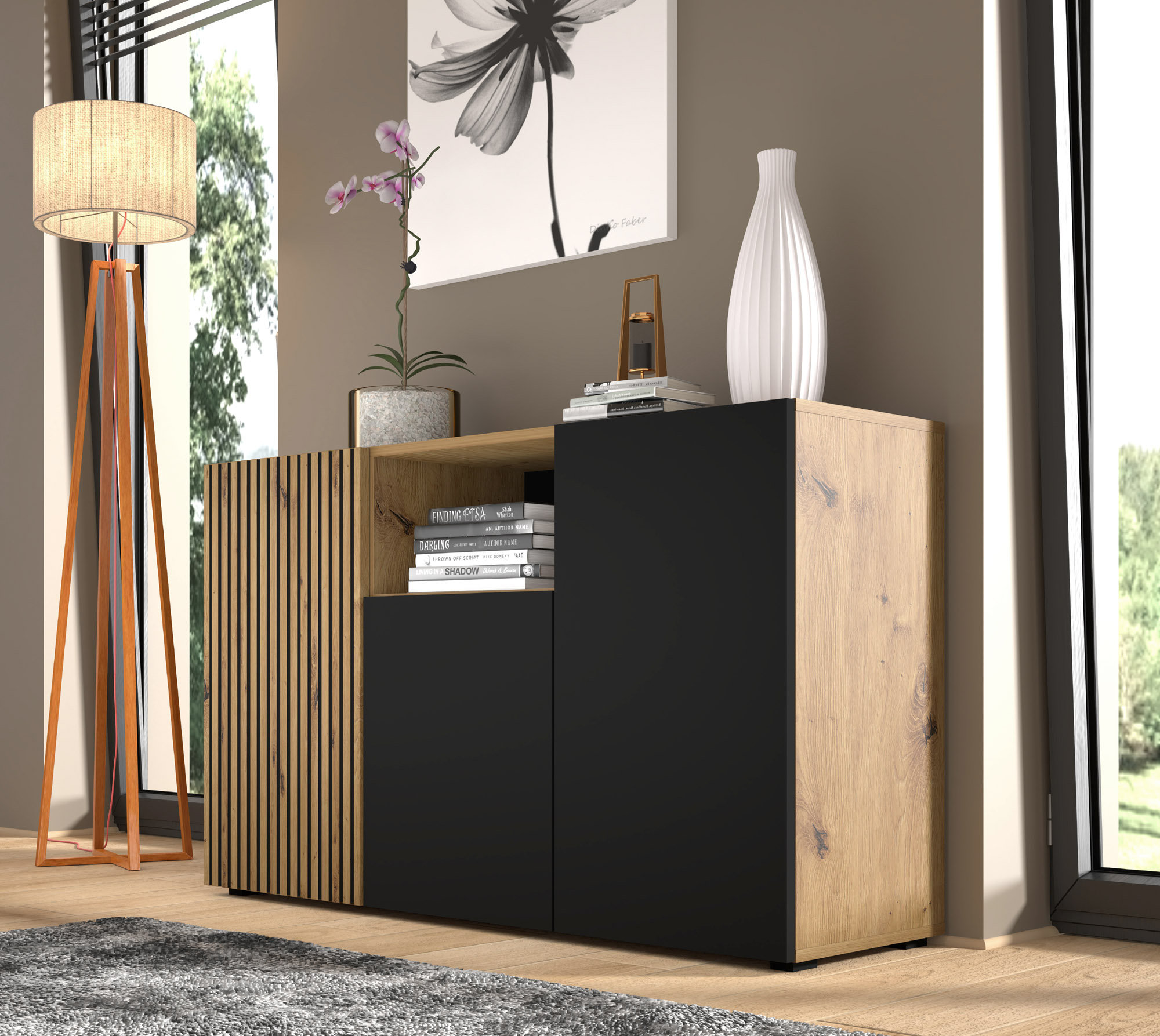 Ebern Designs Skalski 53.15" Wide Sideboard | Wayfair
