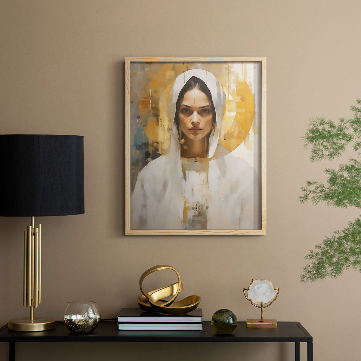Charlton Home® WOMEN Series DLXXXVI Framed Print - Solid Wood | Wayfair