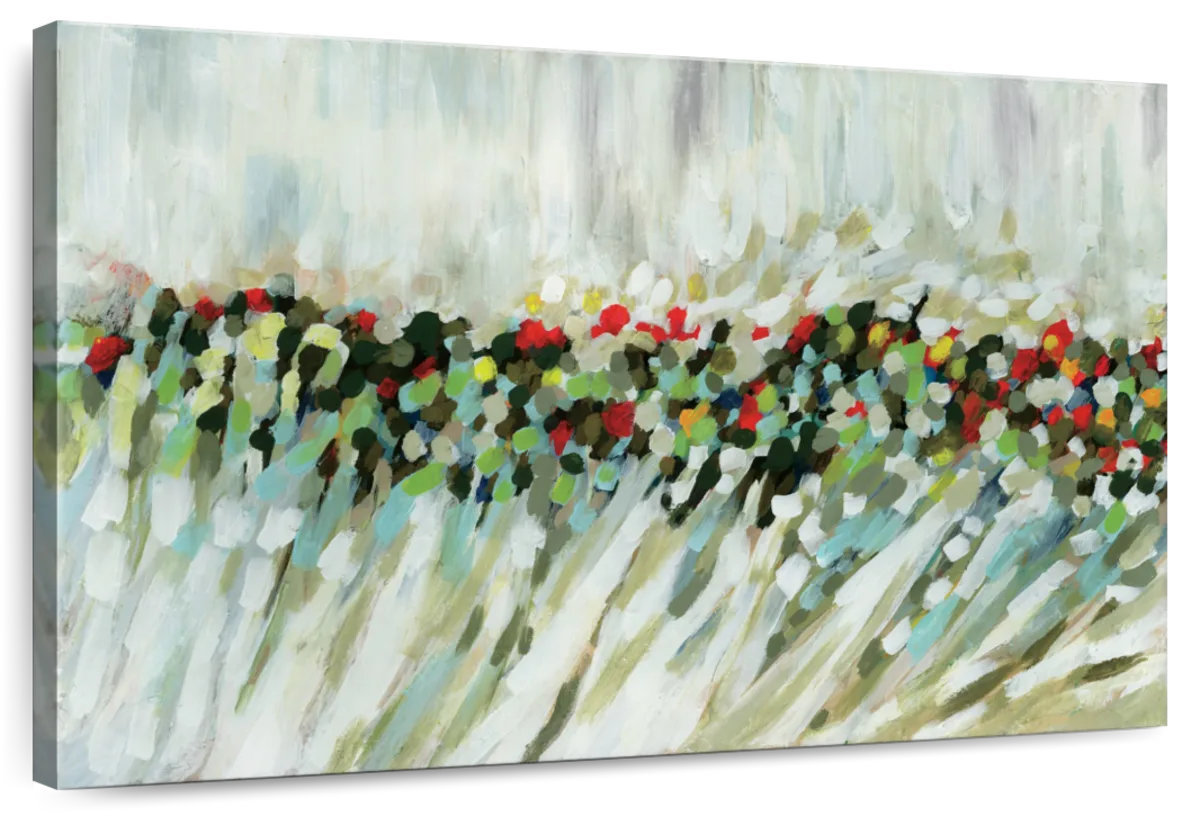 Wade Logan® Avery Poppy Swirls | Wayfair