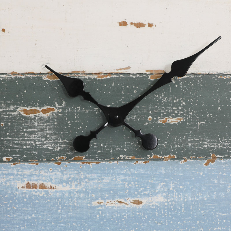 Highland Dunes Aloisa 24'' Wood Wall Clock & Reviews | Wayfair