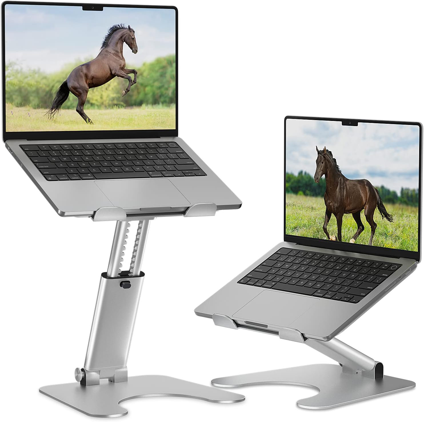 X－MAX FURNITURE Collapsible Laptop Stand, Adjustable Height Up To 16 ...