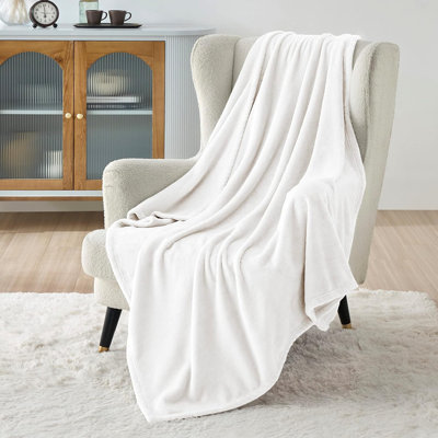 sofa throw white
