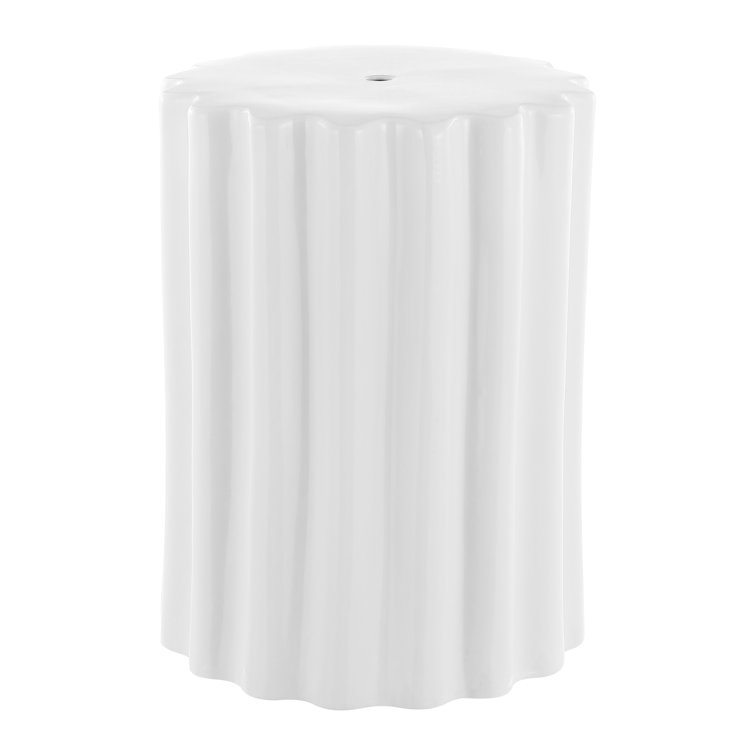 AllModern Pier Ceramic Accent Stool & Reviews | Wayfair