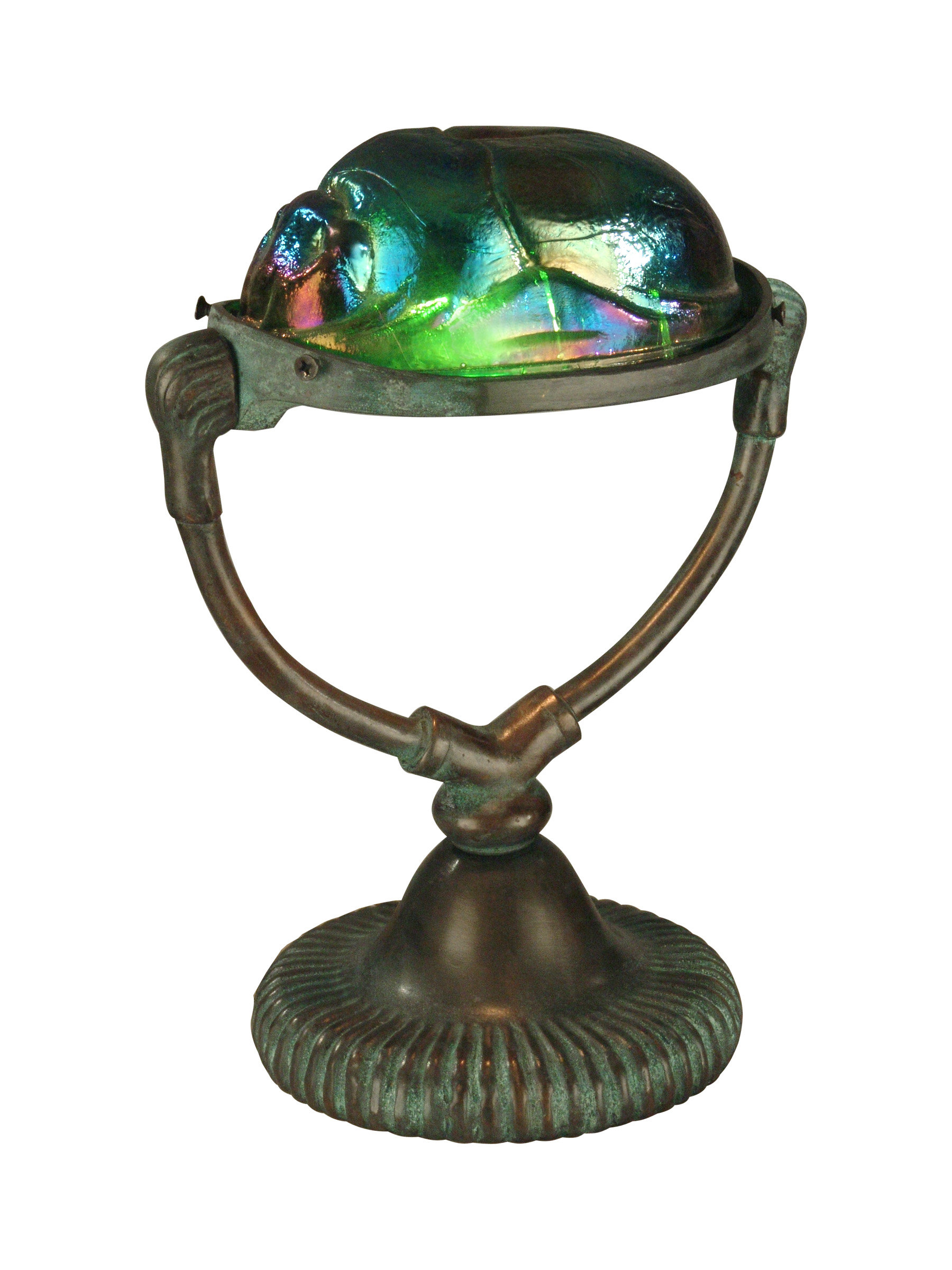 Dale Tiffany Green Scarab 1 Light Accent Lamp | Wayfair