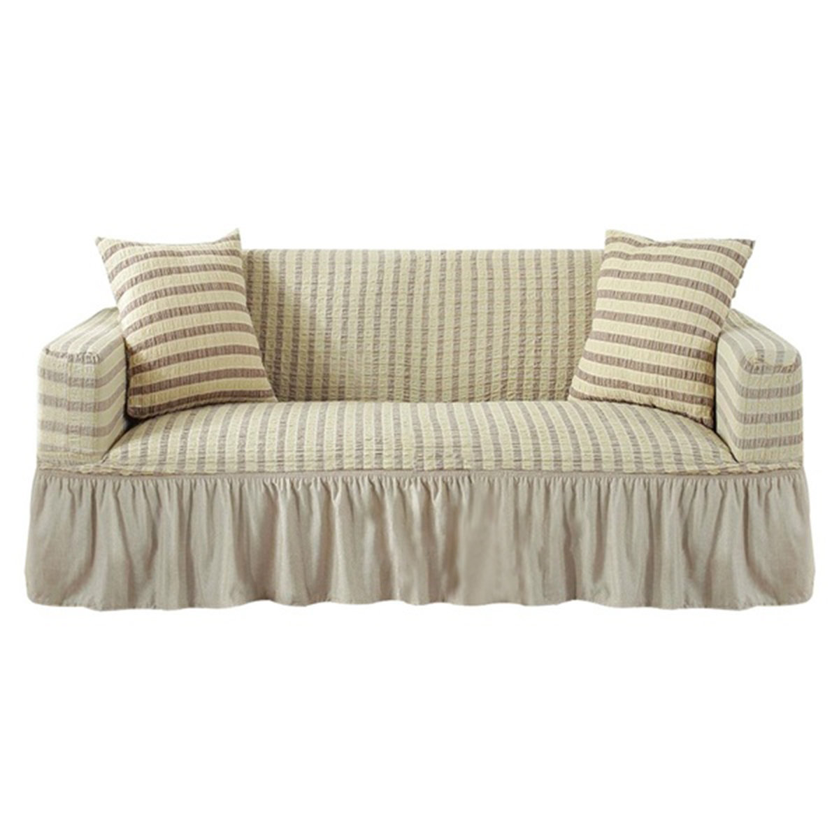 Ophelia & Co. Antislip Ruffled Sofa Slipcover | Wayfair
