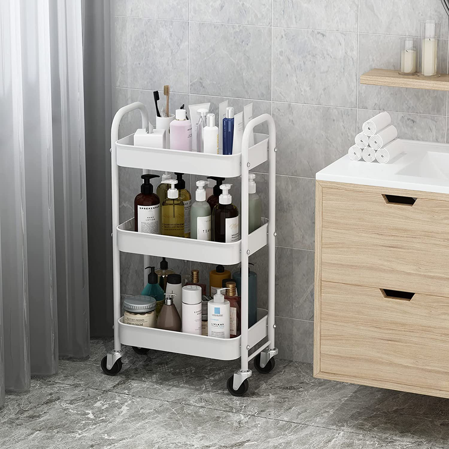 KD 3-Tier Utility Cart - Wayfair Canada