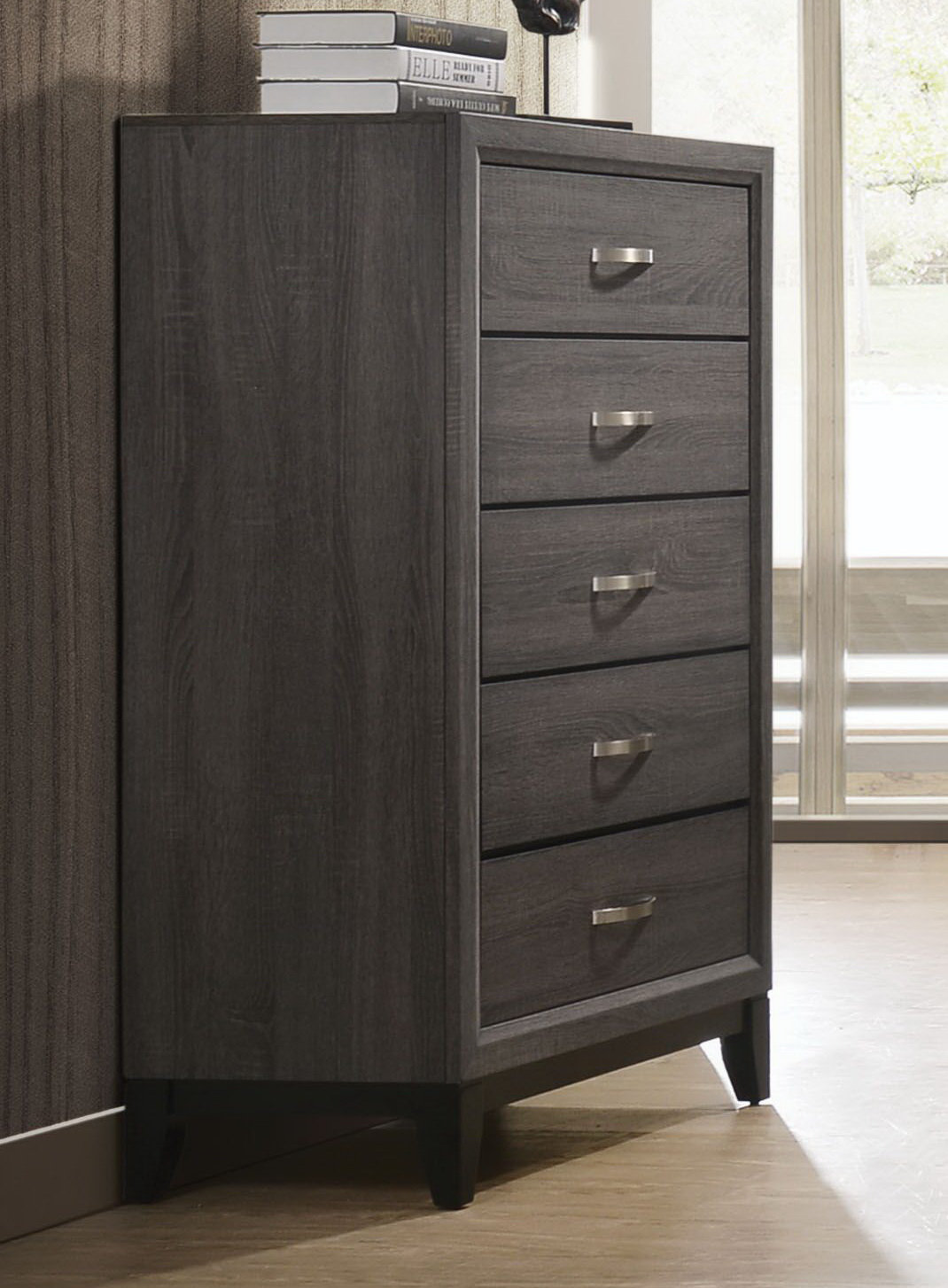 Gracie Oaks Caudillo 5 Drawer Chest & Reviews | Wayfair